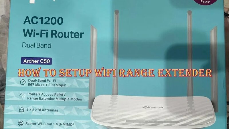 How to setup tp-link archer C50 wifi range extender/Ac1200 tp link ...