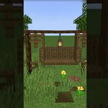 Kolay Salincak Yapimi !! Minecraft Salıncak Sandalye Yapımı l Minecraft ...