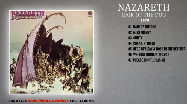 Nazareth - Hair Of The Dog (1975) - Full Album — Видео от Rock ’n’ Roll ...