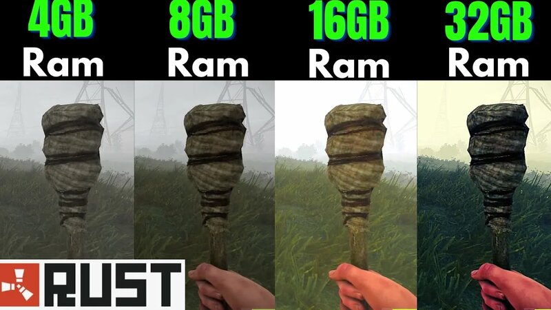 Rust 4gb ram vs 8gb ram vs 16gb ram vs 32gb ram - Смотреть онлайн в ...