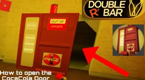 How to open the coca-cola door + badge in The Double R Bar (Roblox ...