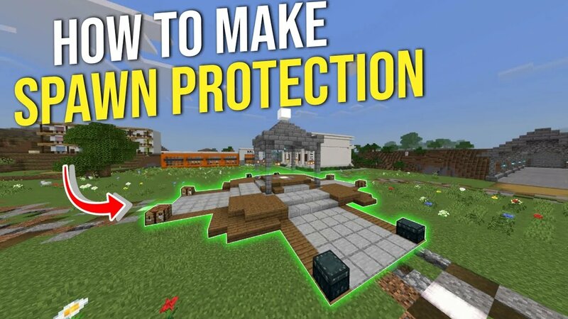 How To Make Spawn Protection In Minecraft Bedrock Yandex Video
