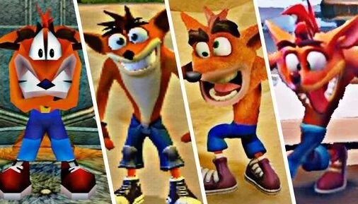 Evolution of Idle Animations in Crash Bandicoot Games (1996-2020 ...