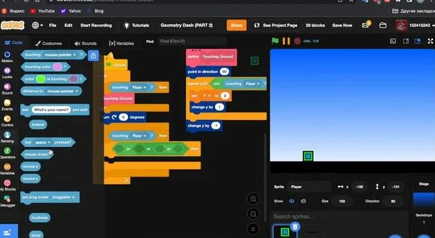 Как сделать Geometry Dash в Scratch? || Часть 2 || GD в Scratch ...