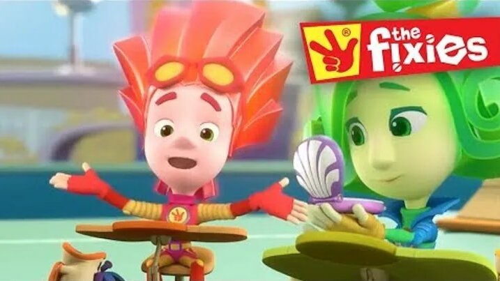 Видео The Fixies English Keyboard & Reflexes Plus More Full Episodes ...