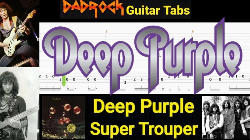 Super Trouper - Deep Purple - Guitar + Bass TABS Lesson - Смотреть ...