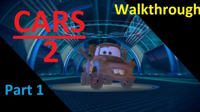 Cars 2 - Walkthrough - C.H.R.O.M.E. Agent training - Part 1 (Тачки 2 ...