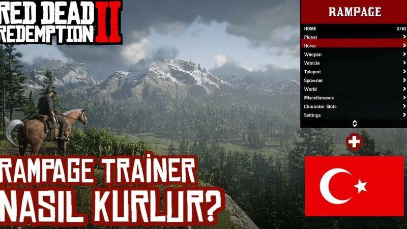 RDR2 Mod nasıl kurulur | rampage trainer+türkçe çevirisi - Yandex Video ...