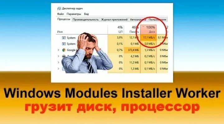 Видео Windows Modules Installer Worker Грузит Диск - Как Отключить ...