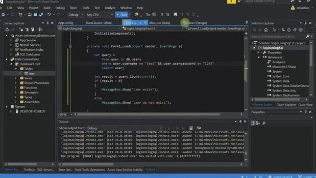 c# login using SQL - Смотреть онлайн в поиске Яндекса по Видео