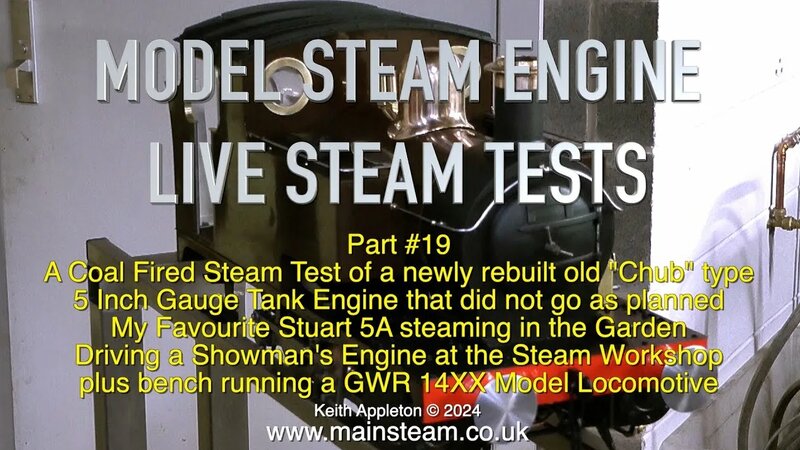 Model steam engine - live steam tests - part #19 - Yandex Video aramada ...