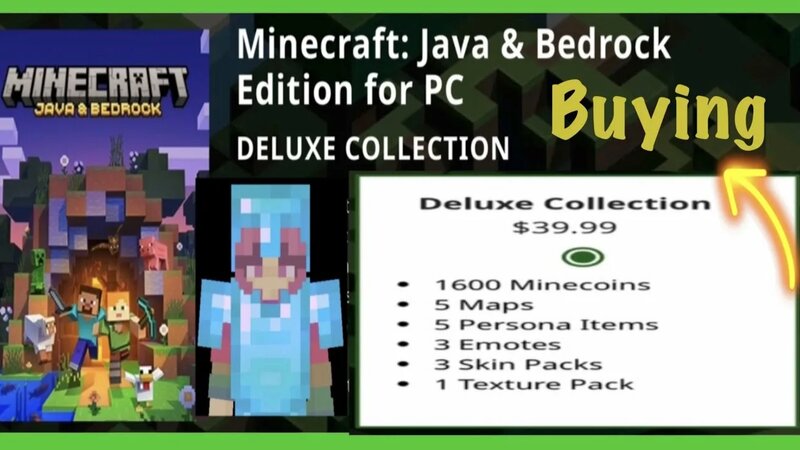 How To Buy Minecraft Java And Bedrock Edition Deluxe Version For PC ...