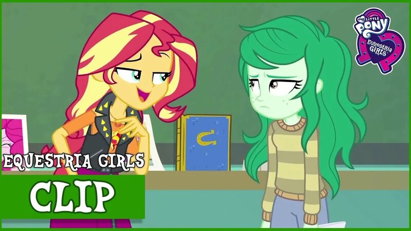 Sunset meets Wallflower / The Biggest Meanie | MLP: Equestria Girls ...