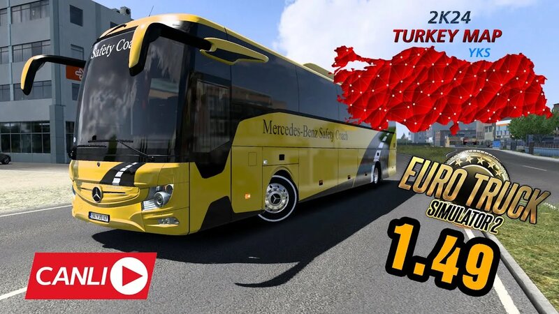 Sizlerle Birlikte Otobüs Yayını // 2K 24 Turkey Map Canlı // sohbet ...