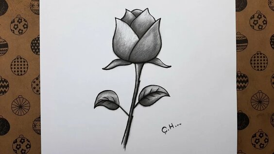 karakalem kolay gül çizimleri: 1 bin video Yandex'te bulundu