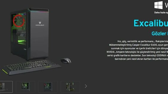 casper masaüstü pc: 1 bin video Yandex'te bulundu
