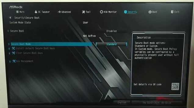 How to Enable TPM Secure Boot & Disable CSM on AsRock Motherboard ...