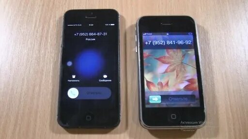 Iphone 5 vs Iphone 3G Double incoming Call - Смотреть онлайн в поиске ...