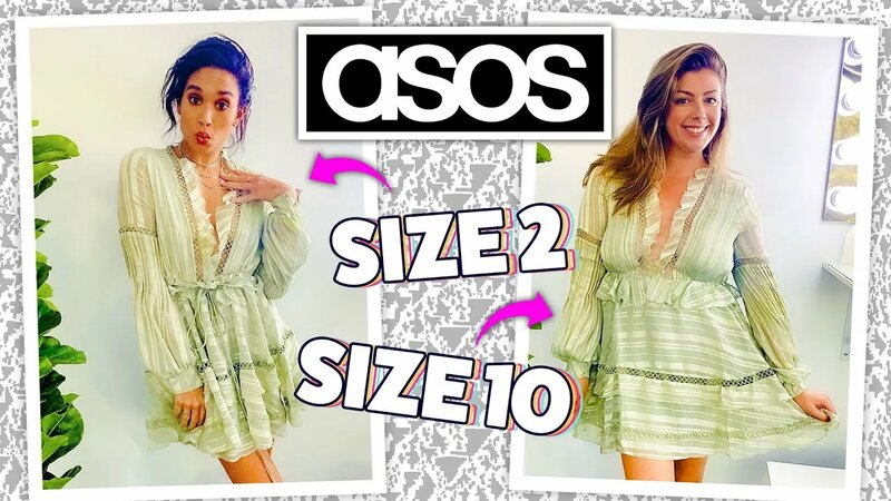 ASOS "Trending Now" Clothing on 2 Different Body Types! [Size 2 vs Size ...