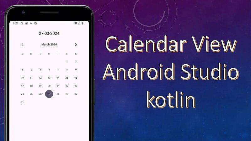 Calendar View | Android Studio | Kotlin 2024 - Смотреть онлайн в поиске ...