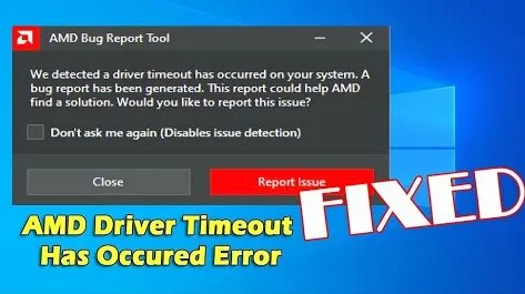 Fix AMD Driver Timeout Has Occurred Error Windows 11 & 10? - Yandex ...