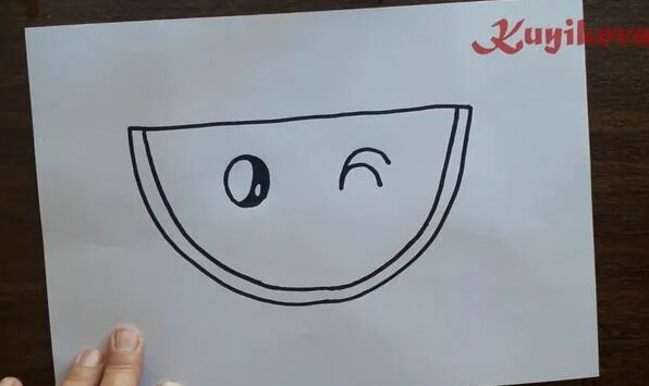 Yoqimtoy Tarvuz Rasmini Chizish / RASM Chizish How to draw watermelon ...