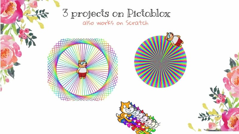How to create 3 easy and great drawing projects in pictoblox (also ...