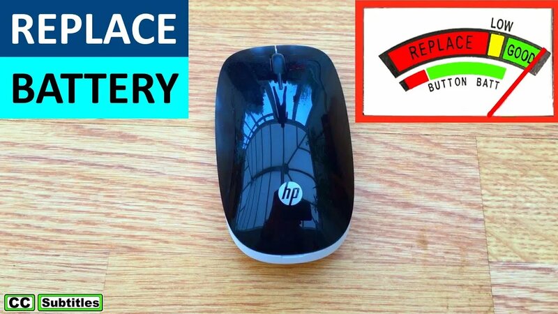 How to change battery in a Wireless Mouse - Wireless Mouse Battery ...