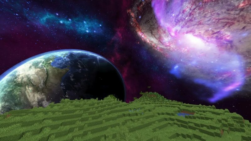 Minecraft Galaxy Sky Texture Pack/ Sky Overlay 1.16.5/1.17.1/1.18 ...