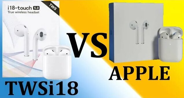Tws İ18 vs airpods / tws vs airpods / tws vs apple karşilaştirma ...
