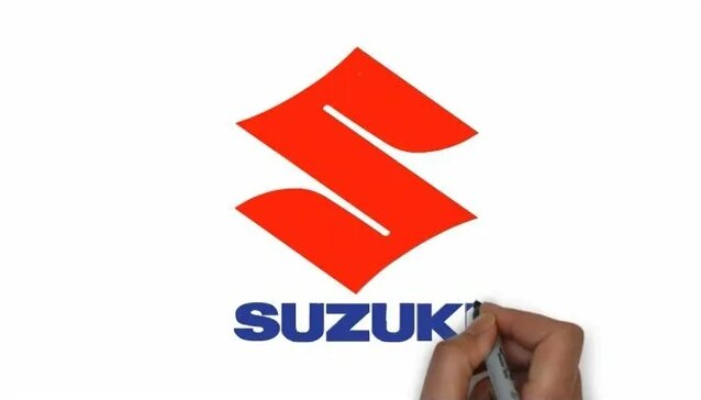How to draw suzuki logo