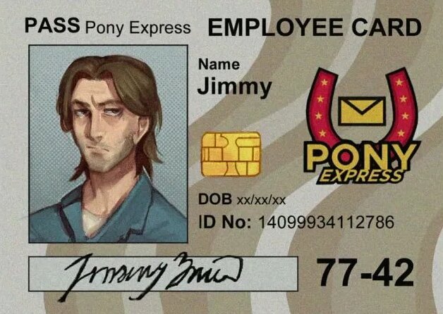 Mouthwashing Jimmy ID Card by CharLot - Смотреть онлайн в поиске ...