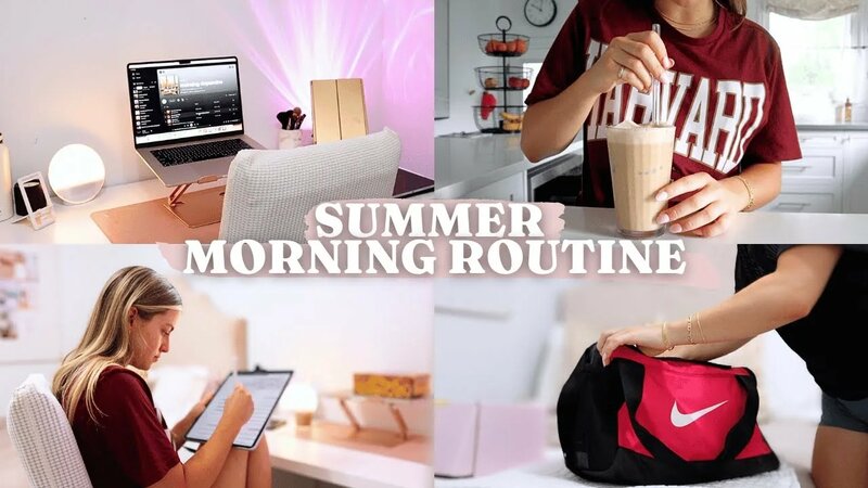 summer morning routine (realistic, but productive) !! - Смотреть онлайн ...