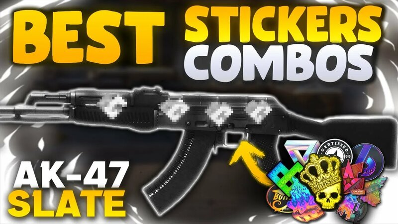 AK-47 | Slate - Best Sticker Combos in CS2 | AK Slate Sticker Combos ...