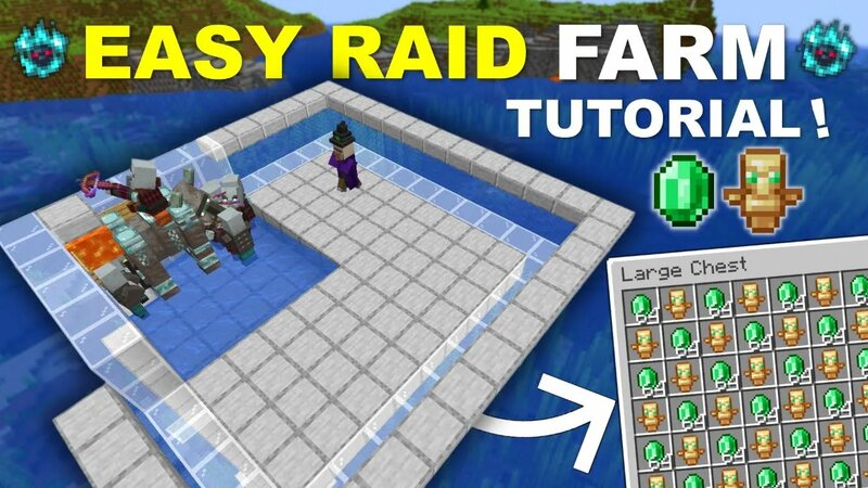 Minecraft Raid Farm Tutorial 1.21 Java: Unlimited Emeralds & Totems ...