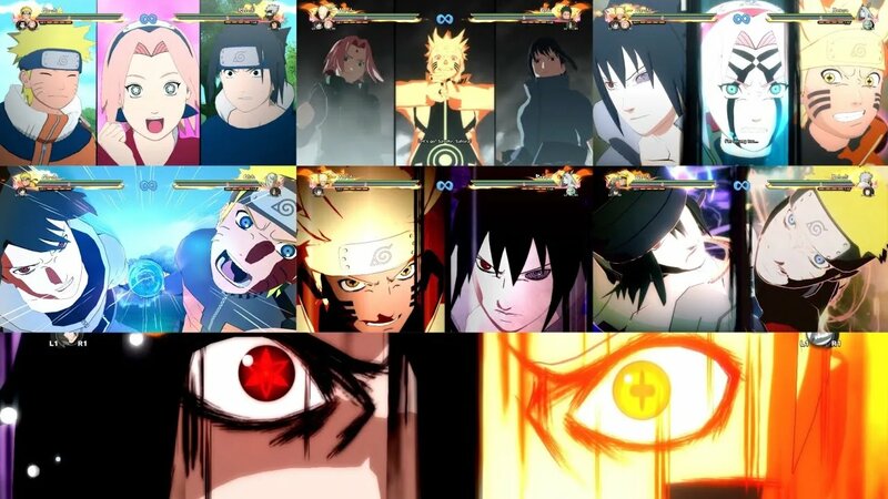 All Ultimate Jutsu & Team Ultimate Jutsu In Naruto Storm Series ...