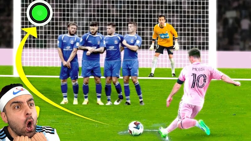 Messi nin kariyerinde attığı 63 tane tüm frikik golleri ! 2008-2023 ...
