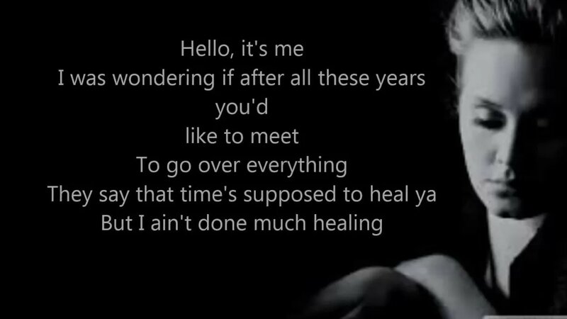 Adele - Hello (Lyrics) #hello #adele #Vevo #VevoCertified #music # ...