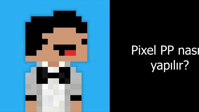 Minecraft Pixel PP nasıl yapılır? (Adobe Photoshop)