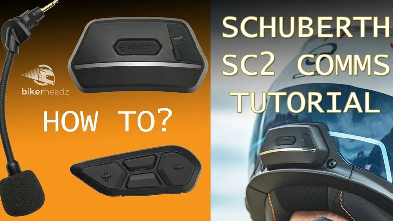 Schuberth SC2 Comms FULL HOW TO Tutorial - C5 Helmet Bluetooth ...