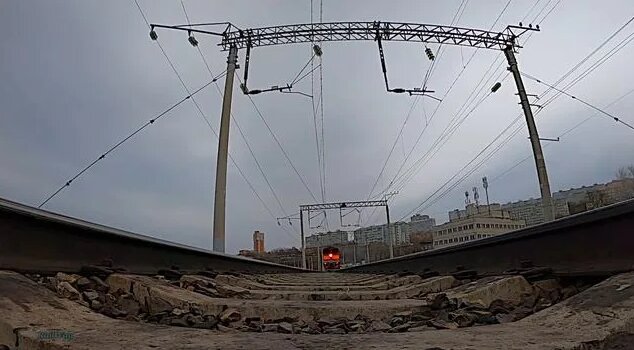 Railway. Camera Under Train. Kim Jong Un's security locomotive rans ...