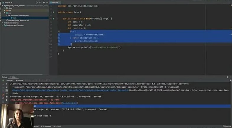 [Easy Java] Easy Java – Junior - Урок 14 – Исключения - Смотреть онлайн ...