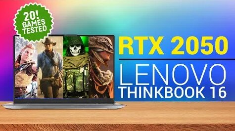 RTX 2050 Gaming (45W) - Lenovo ThinkBook 16 G4+ // Gameplay Test in 20 ...