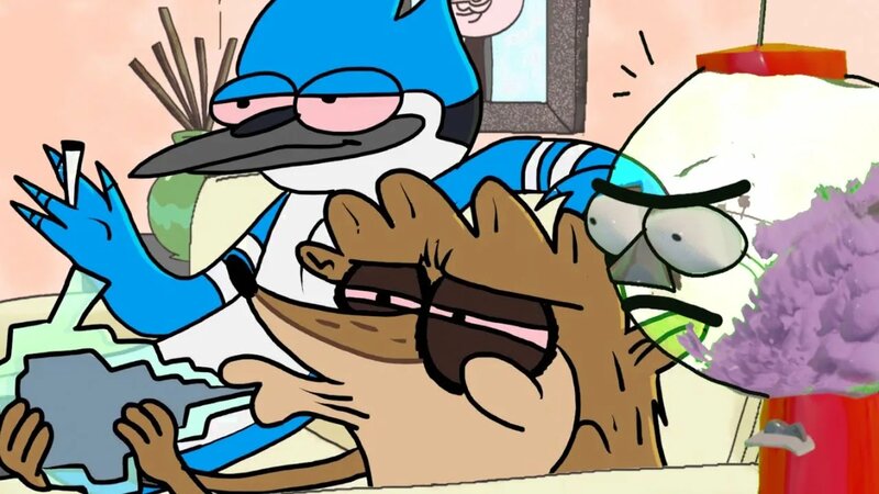 Mordecai & Rigby Smoke Weed (Regular Show Animation) - Смотреть онлайн ...