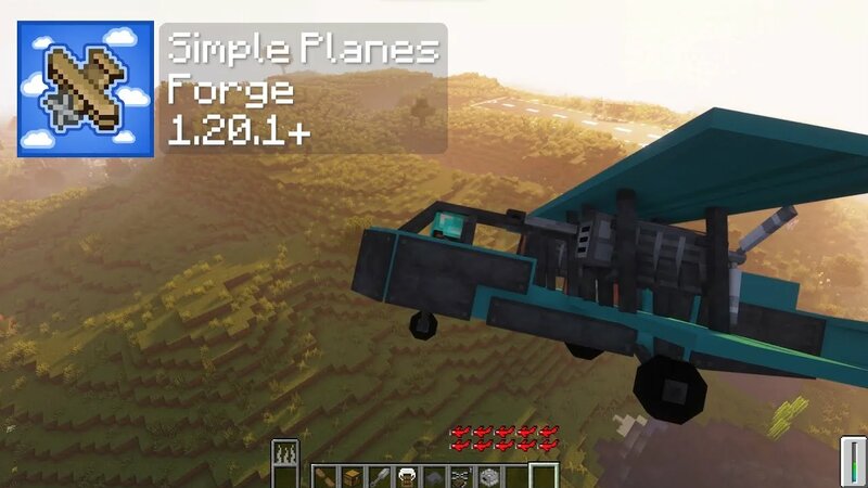 Minecraft - Simple Planes mod 1.20.1+ - Yandex Video aramada çevrimiçi izle