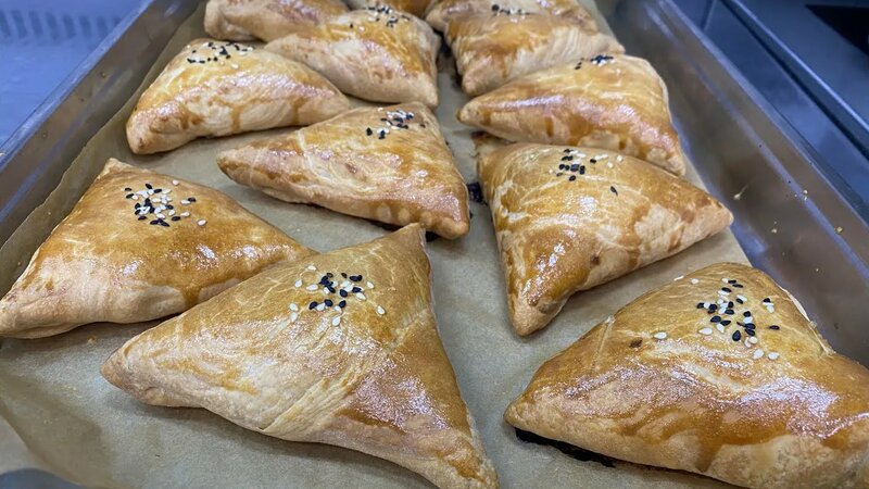 How to cook Uzbek Samsa in the oven | Uzbek cuisine | Beef Samosa ...