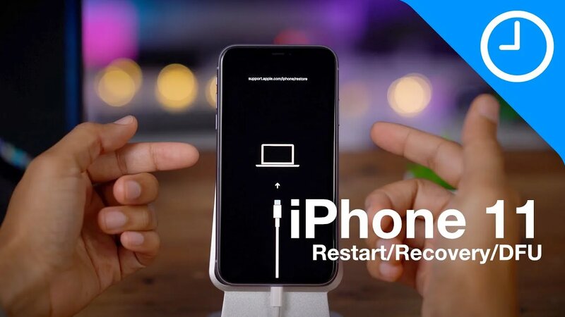 iPhone 11 & 11 Pro: how to force restart, recovery mode, DFU mode, etc ...