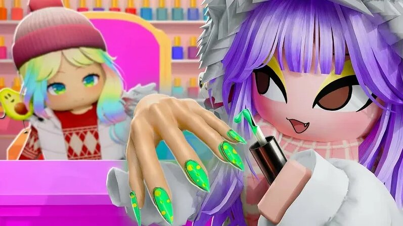 Открыла Салон И Делаю Ноготочки! Roblox Nail Salon Tycoon! — Видео от ...