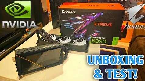 I GOT IT! Gigabyte Aorus Waterforce Nvidia GeForce RTX 5090! - Unboxing ...