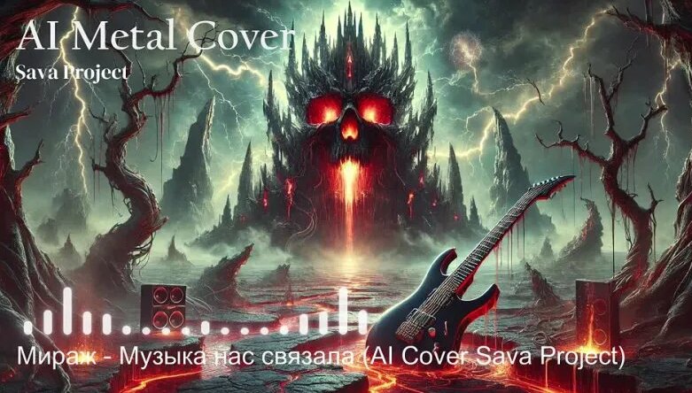 Мираж - Музыка нас связала (AI Metal Cover Sava Project) — Видео от AI ...